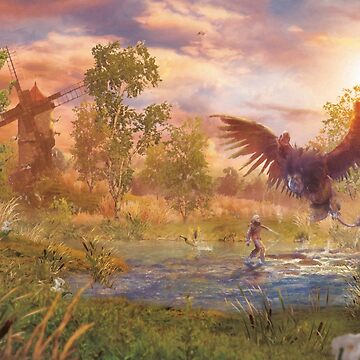 "Griffon Fight" Poster by orioto | Redbubble