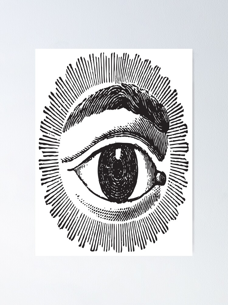 "WATCHING EYE Pop Art" Poster for Sale by BruceALMIGHTY | Redbubble