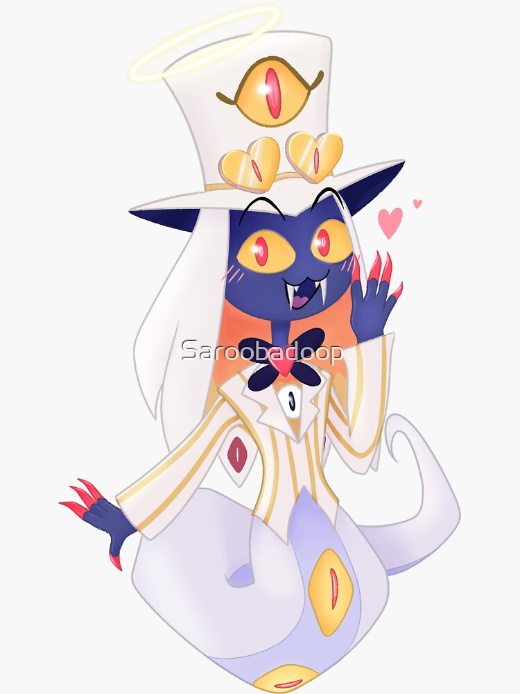 "Sir Pentious - Hazbin Hotel" Sticker for Sale by Saroobadoop | Redbubble