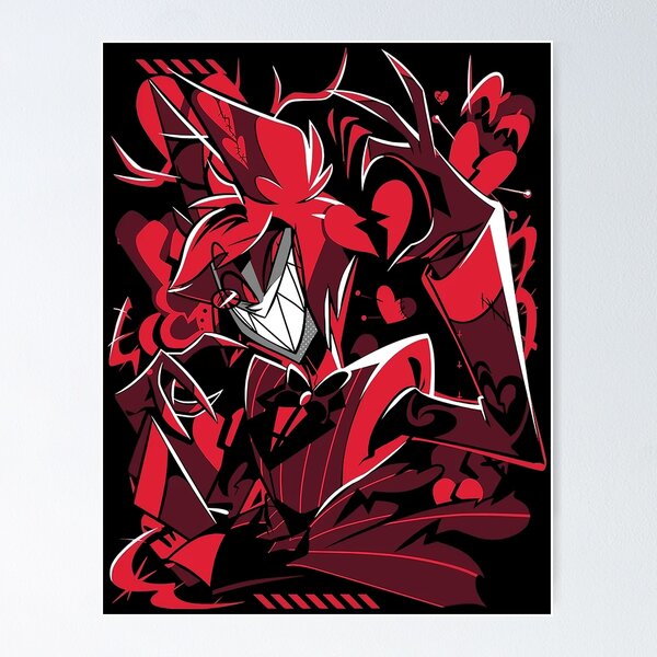"Hazbin Hotel Alastor" Poster for Sale by rorgejoger | Redbubble