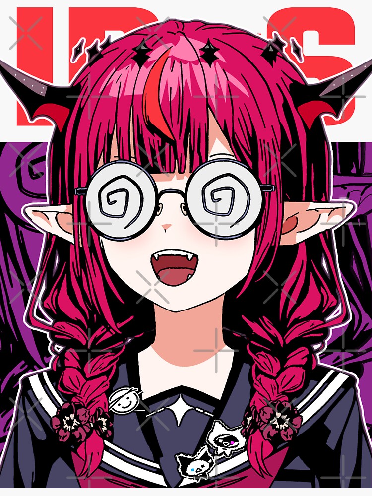 "IRyS in Sailor Uniform & Glasses" Sticker for Sale by UDTee | Redbubble