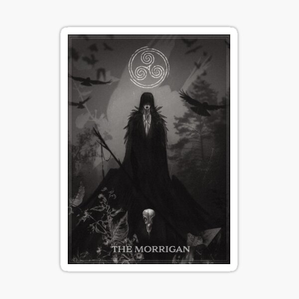 "The Morrigan" Sticker for Sale by CleoNaturin | Redbubble
