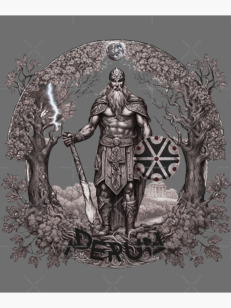 "Slavic God: Perun's Eternal Power" Poster for Sale by InnerGrow ...