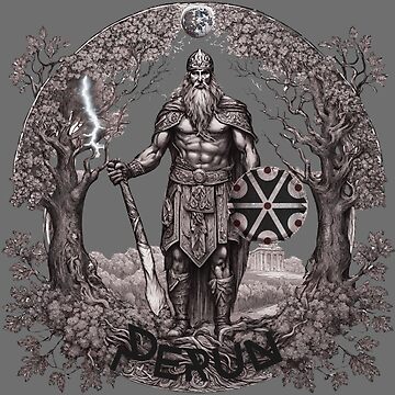 "Slavic God: Perun's Eternal Power" Poster for Sale by InnerGrow ...