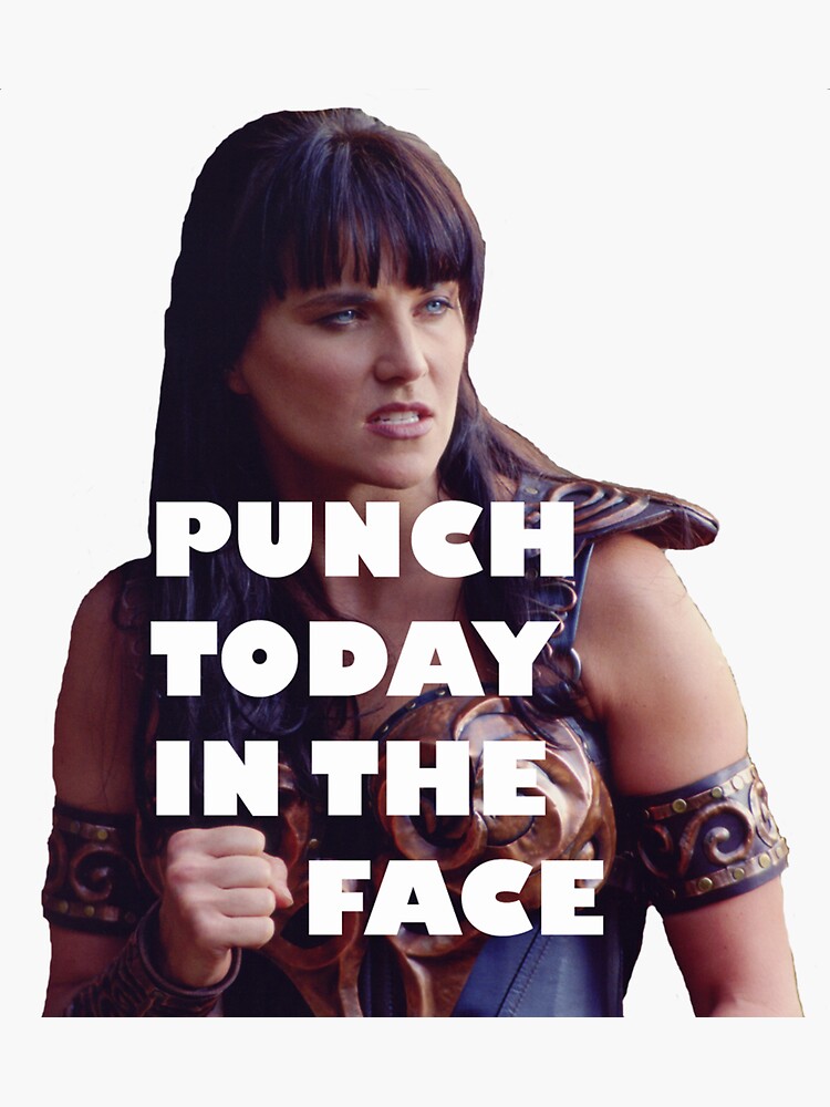 "Xena (Transparent)" Sticker for Sale by Hallagay | Redbubble