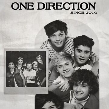 "One Direction Black and White 2010 Poster" Poster for Sale by tpwk ...