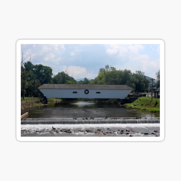 "Elizabethton Covered Bridge" Sticker for Sale by Dennis Consorte ...