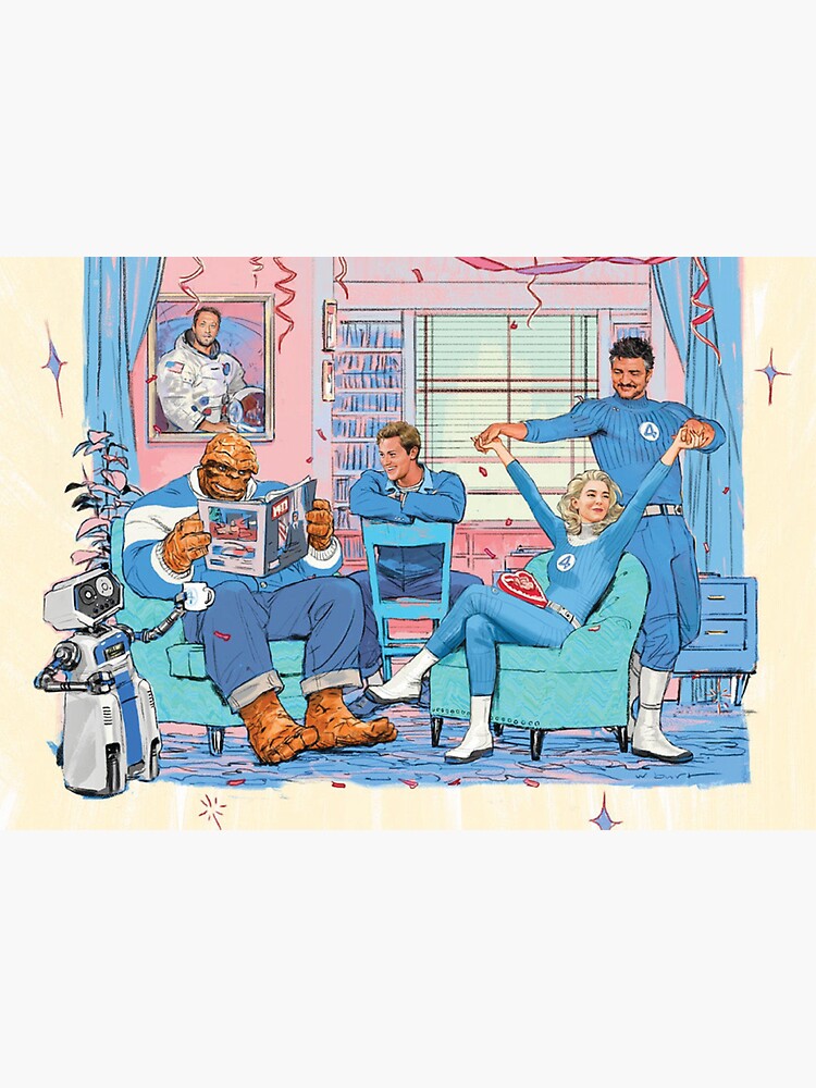 "Fantastic Four" Sticker for Sale by bapatentar | Redbubble