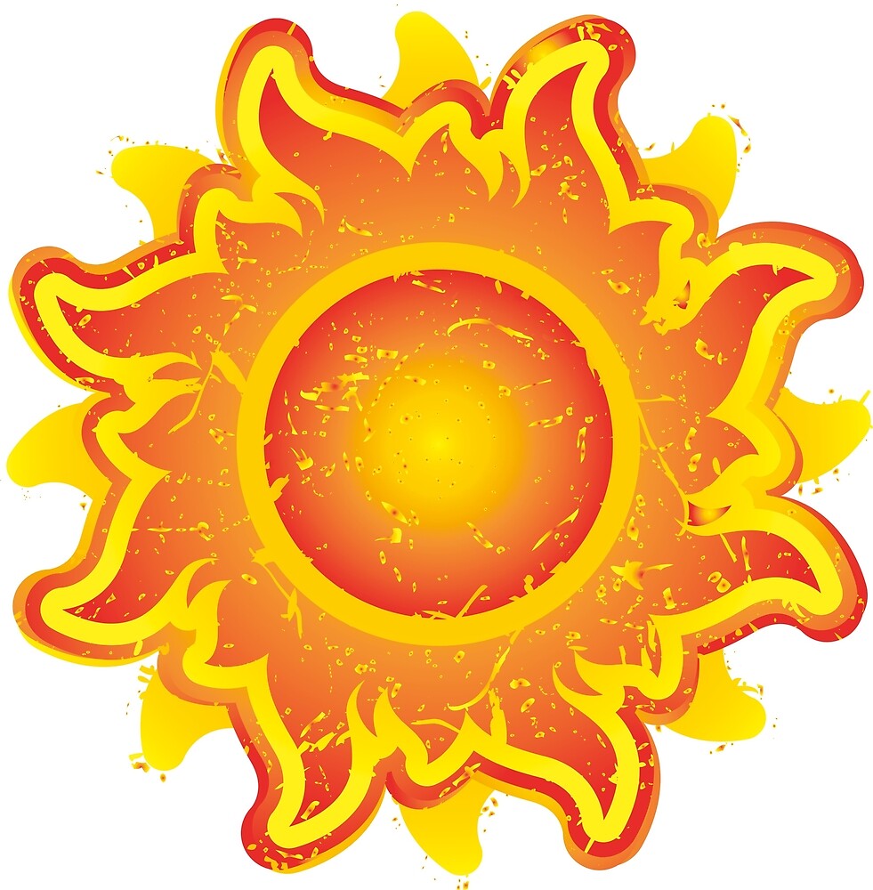 "fiery sun beams hot summer heat" by Helen-Storm | Redbubble