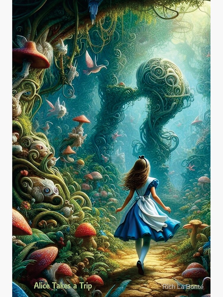 "Alice Takes a Trip" Poster for Sale by Rich La Bonté | Redbubble