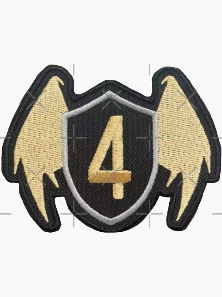 "fourth wing patch " Sticker for Sale by wishingrain | Redbubble