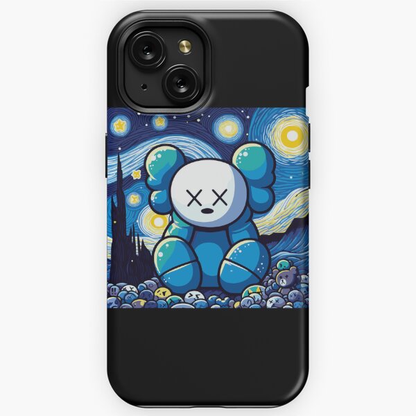 "Kaws X Night Alone" iPhone Case for Sale by Ren-Zou | Redbubble