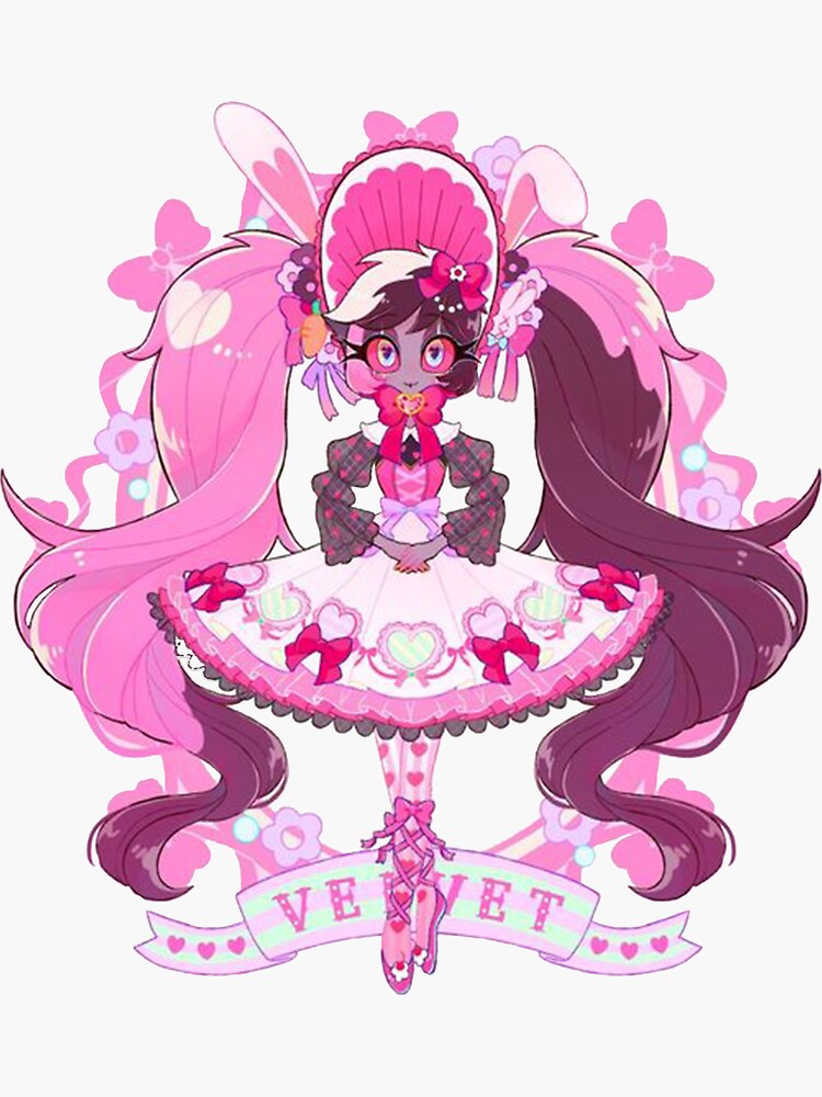 "Velvette Hazbin Hotel" Sticker for Sale by joko-art | Redbubble