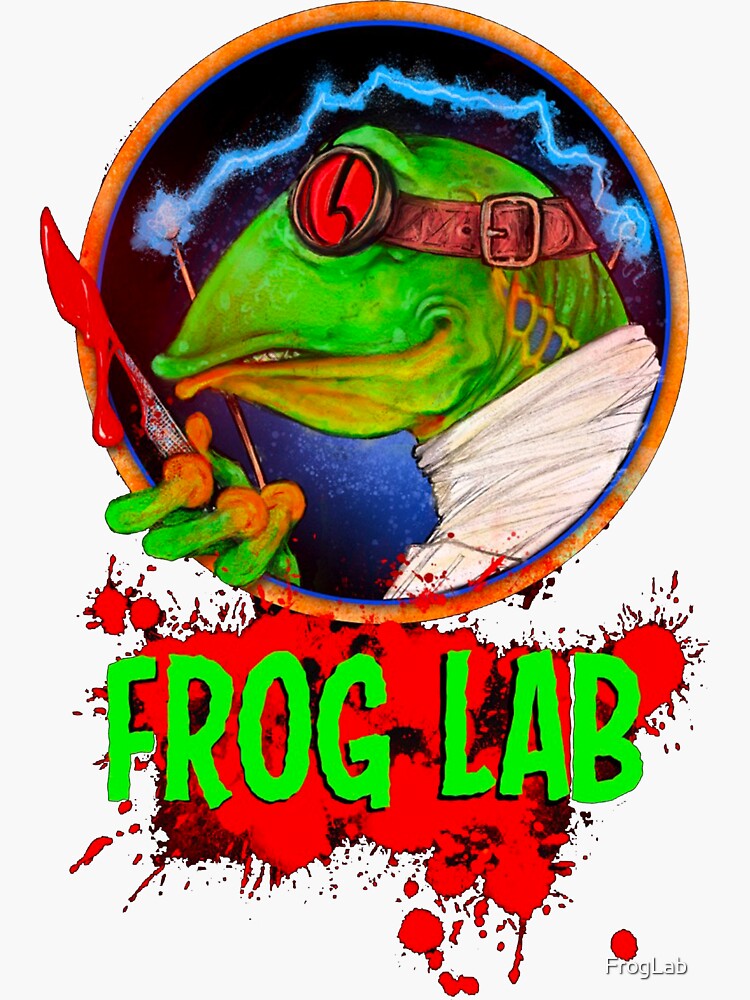 "Frog Lab Logo" Sticker for Sale by FrogLab | Redbubble