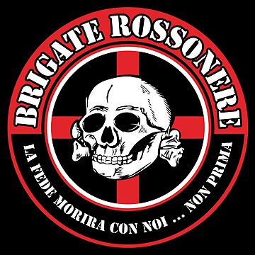 "Brigate Rossonere 1975" Sticker by lounesartdessin | Redbubble