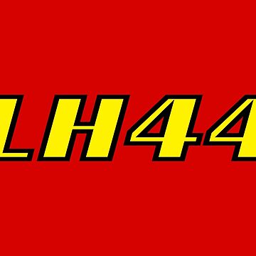 "Lewis Hamilton Ferrari LH44 Formula 1 Art" Sticker for Sale by ...