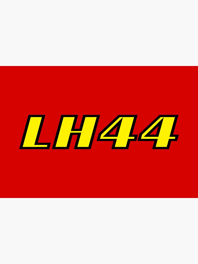 "Lewis Hamilton Ferrari LH44 Formula 1 Art" Sticker for Sale by ...