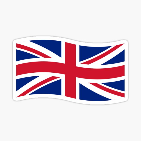 "English Flag" Sticker for Sale by willdunphey | Redbubble