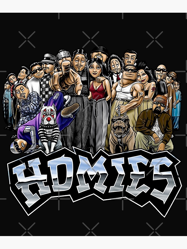 "Lil Homies 90s Chicano" Poster for Sale by EnviousObjects2 | Redbubble