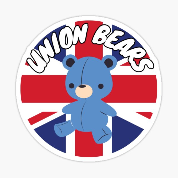 "union bears" Sticker for Sale by Baldazar | Redbubble