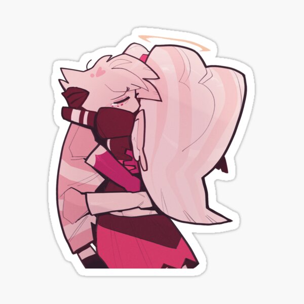 "Angel and Molly hug" Sticker by JuliaCheesecake | Redbubble