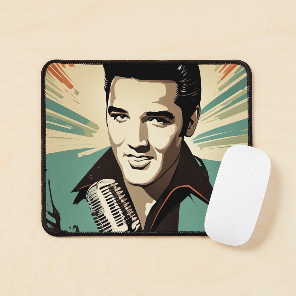 "Elvis the King" Sticker for Sale by Xyxyrxrxurxrxrx | Redbubble