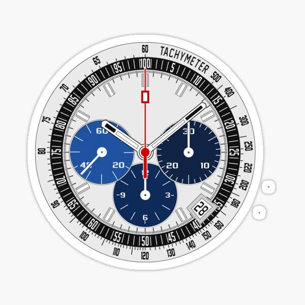 "Luxury Racing Watch Dial" Sticker for Sale by HSDESIGNS Studio | Redbubble