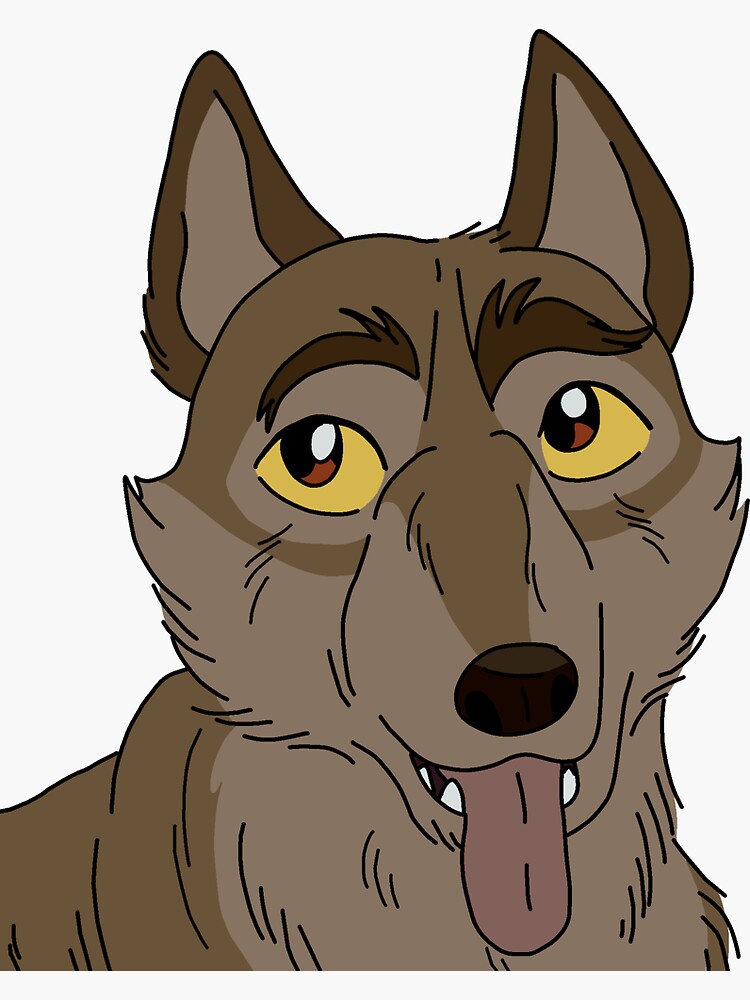 "Ginga style Balto " Sticker for Sale by SketchShepherd | Redbubble