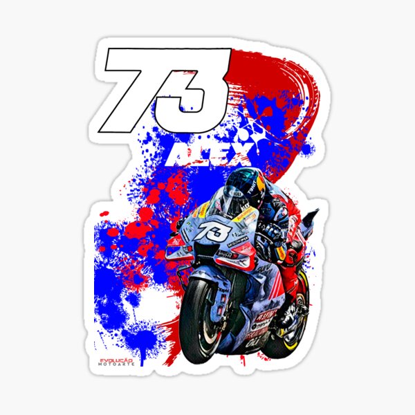 "Alex Marquez Racing MotoGP #73" Sticker for Sale by Evomotoarte ...