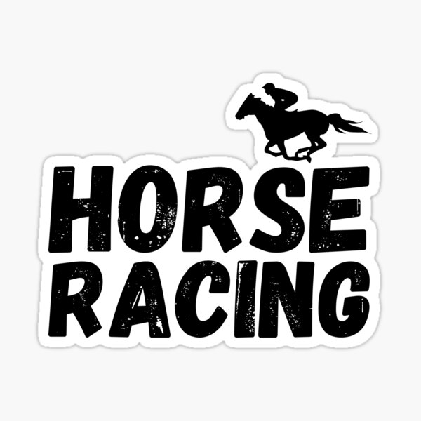 "Horse Racing" Sticker for Sale by CheltFest | Redbubble