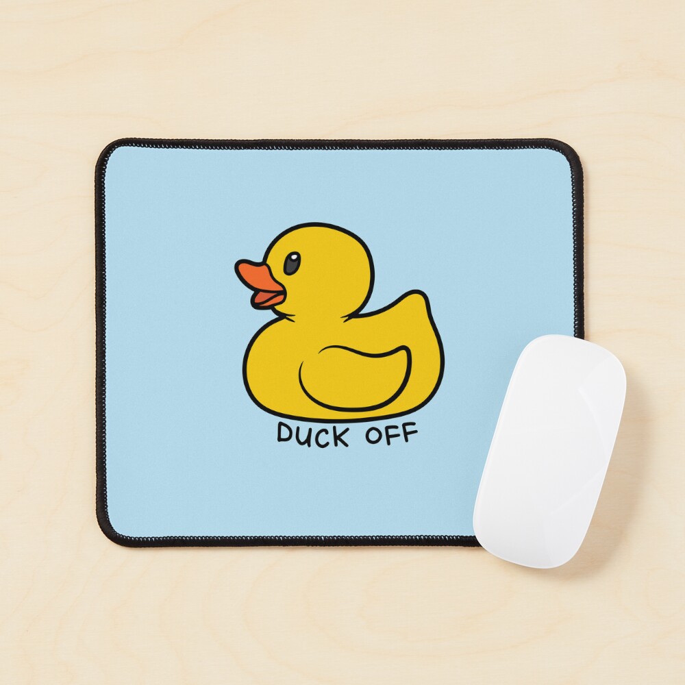 "Duck Off" Sticker for Sale by PeachyLitchi | Redbubble