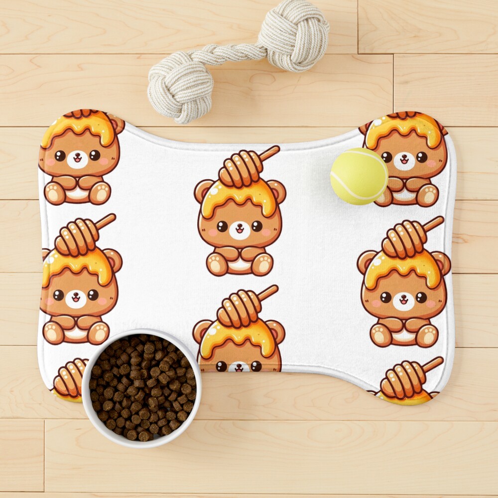 "Bear & Honey Cute Animals" Sticker for Sale by Delidream | Redbubble