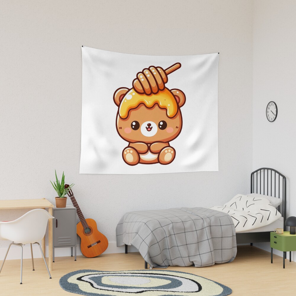 "Bear & Honey Cute Animals" Poster for Sale by Delidream | Redbubble