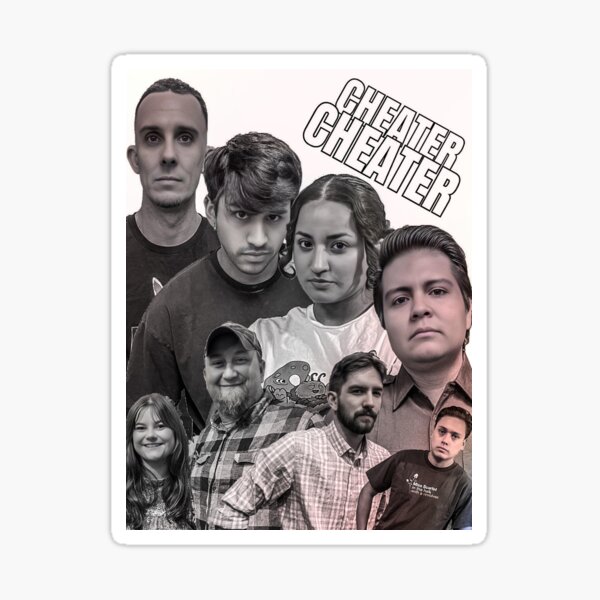 Cheater, Cheater’ Cast Photo Promo" Sticker for Sale by DelKary | Redbubble