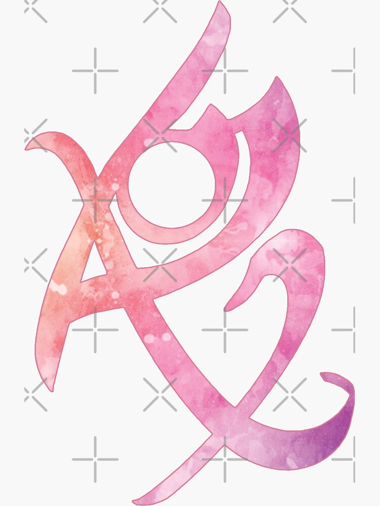 "Shadowhunters rune - fearless rune (pink watercolour) - Clary, Alec ...