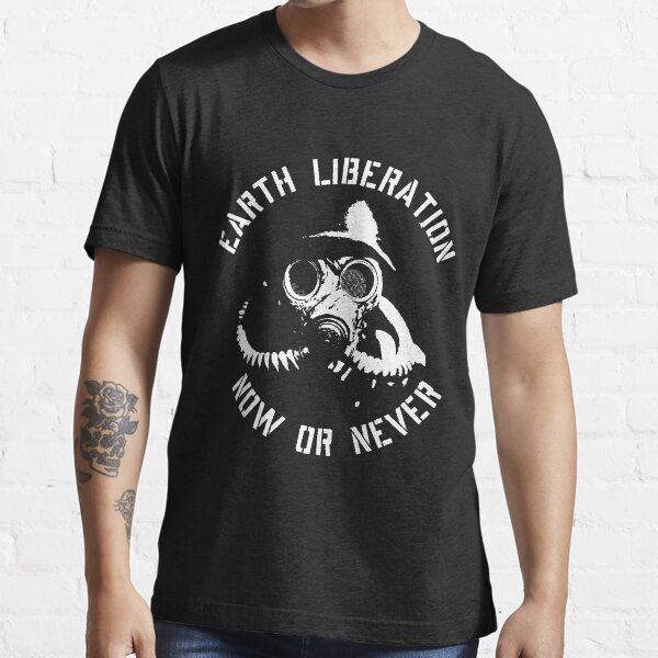 "Earth Liberation" T-shirt for Sale by ChatNoir01 | Redbubble | earth t ...