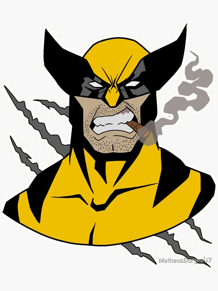 "Wolverine" Sticker for Sale by MatheusBorges47 | Redbubble