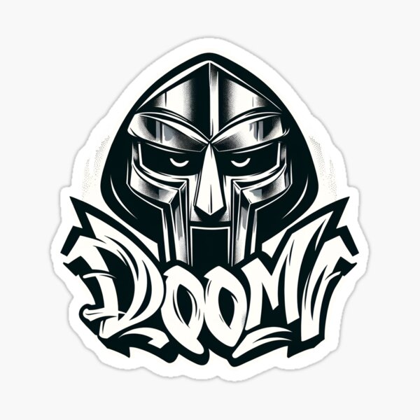 "MF Doom" Sticker by The Artwork | Redbubble