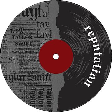 "Reputation Vinyl Record - Taylor Swift" Sticker for Sale by ...