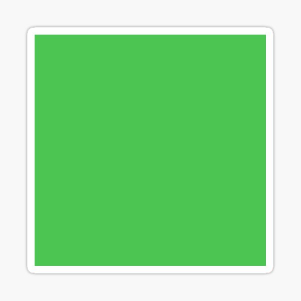 "Solid Bright Kelly Green Color" Sticker for Sale by cheapest | Redbubble
