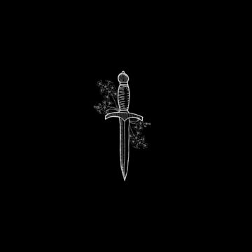 "Powerless Lauren Roberts Dagger Minimalist" Sticker for Sale by Ryann ...