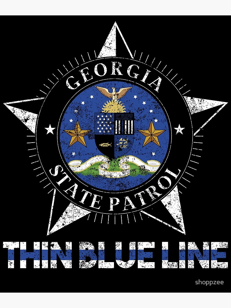 "Georgia State Patrol Shirt Georgia State Police Shirt" Art Print for ...