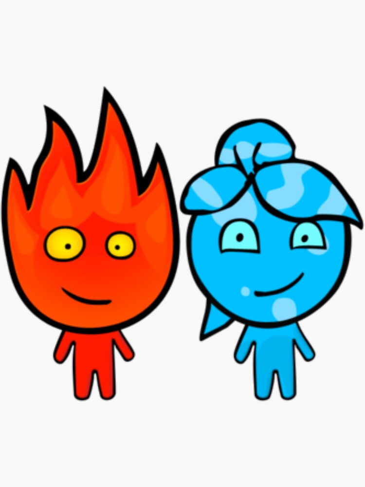 "Fire and water" Sticker by GigiEssense | Redbubble
