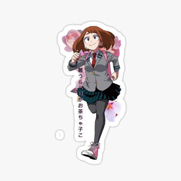 "Uraraka Ochako - Boku No Hero Academia" Sticker by taitaniaz | Redbubble
