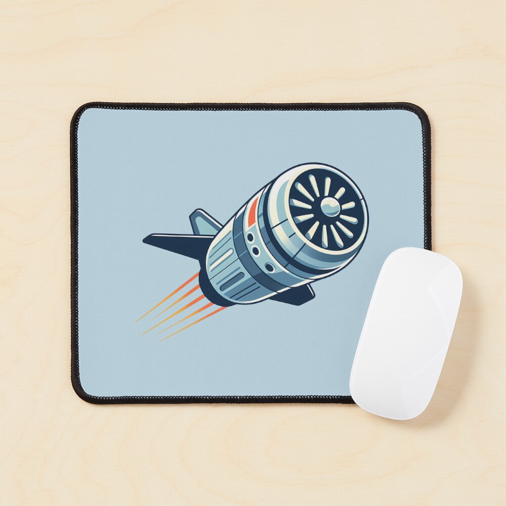 "Stylized Jet Engine Illustration: A Journey into Aerospace Engineering ...