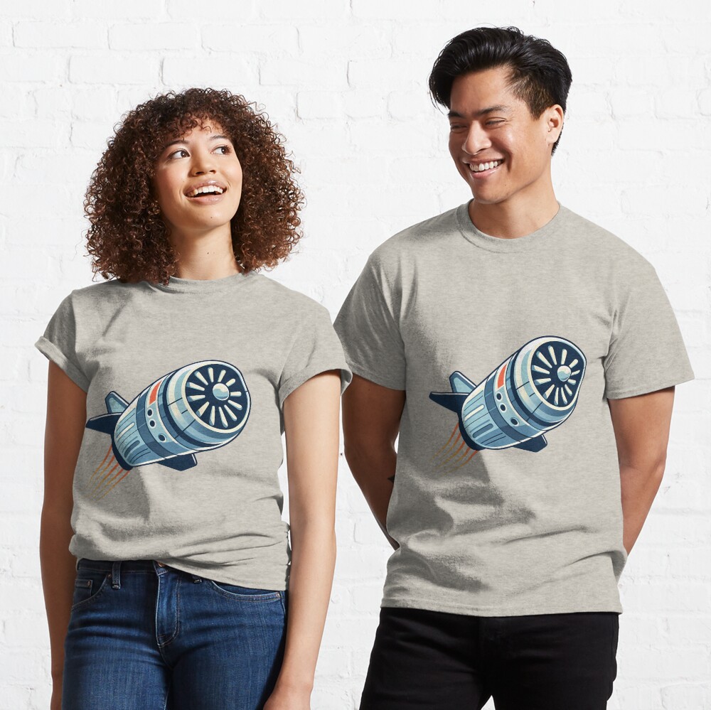 "Stylized Jet Engine Illustration: A Journey into Aerospace Engineering ...