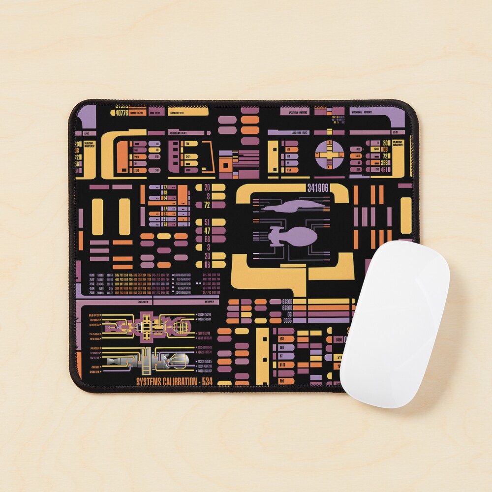 "SciFi Computer Panel LCARS Repeating Pattern" Sticker for Sale by ...