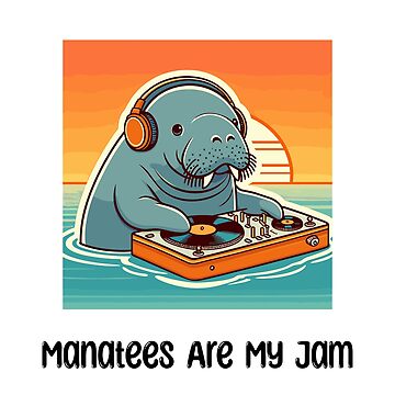 "Manatee Meme" Sticker for Sale by dinokate | Redbubble