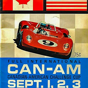 "Classic Can-Am Racing Poster. Full Size. Canadian-American Challenge ...