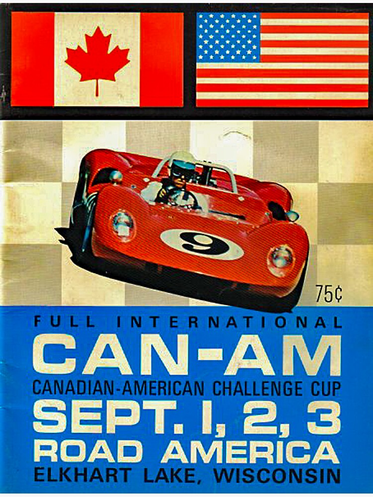 "Classic Can-Am Racing Poster. Full Size. Canadian-American Challenge ...
